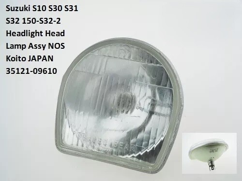 125 S10 S30 S31 S32 150-S32-2 Headlight Head Lamp Assy Suzuki 35121 ...