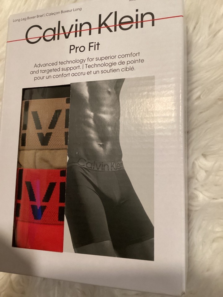 CALVIN KLEIN PRO FIT 3/pack MICROFIBER STRETCH NB3700 NB3701 NB3702 $74 ...