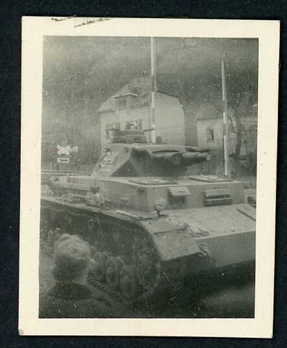 German Panzer IV Tank - Turret # 322 On Move Wehrmacht WW2 Photo * | eBay