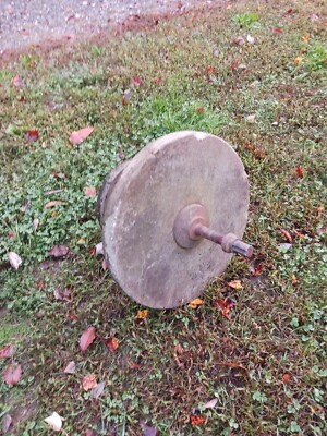 Antique Stone Grinding Wheel , millstone wheel , Sharpening Stone | eBay