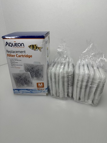 Aqueon QuietFlow Replacement Filter Cartridge Medium 12 pack ...
