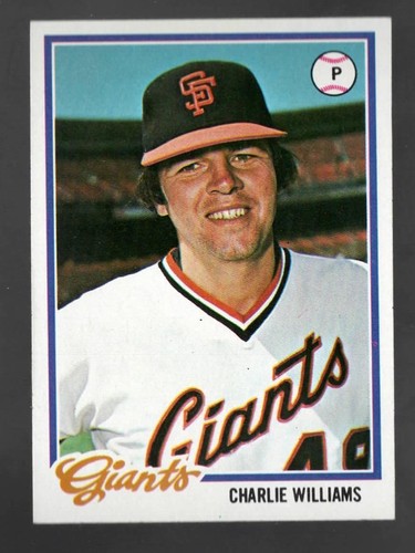 1978 Topps Charlie Williams San Francisco Giants #561 Near Mint or ...