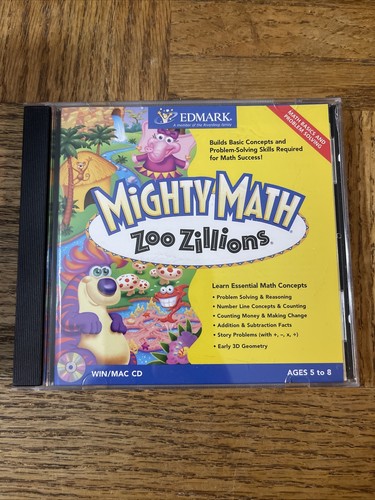 Mighty Math Zoo Zollions PC CD Rom | eBay