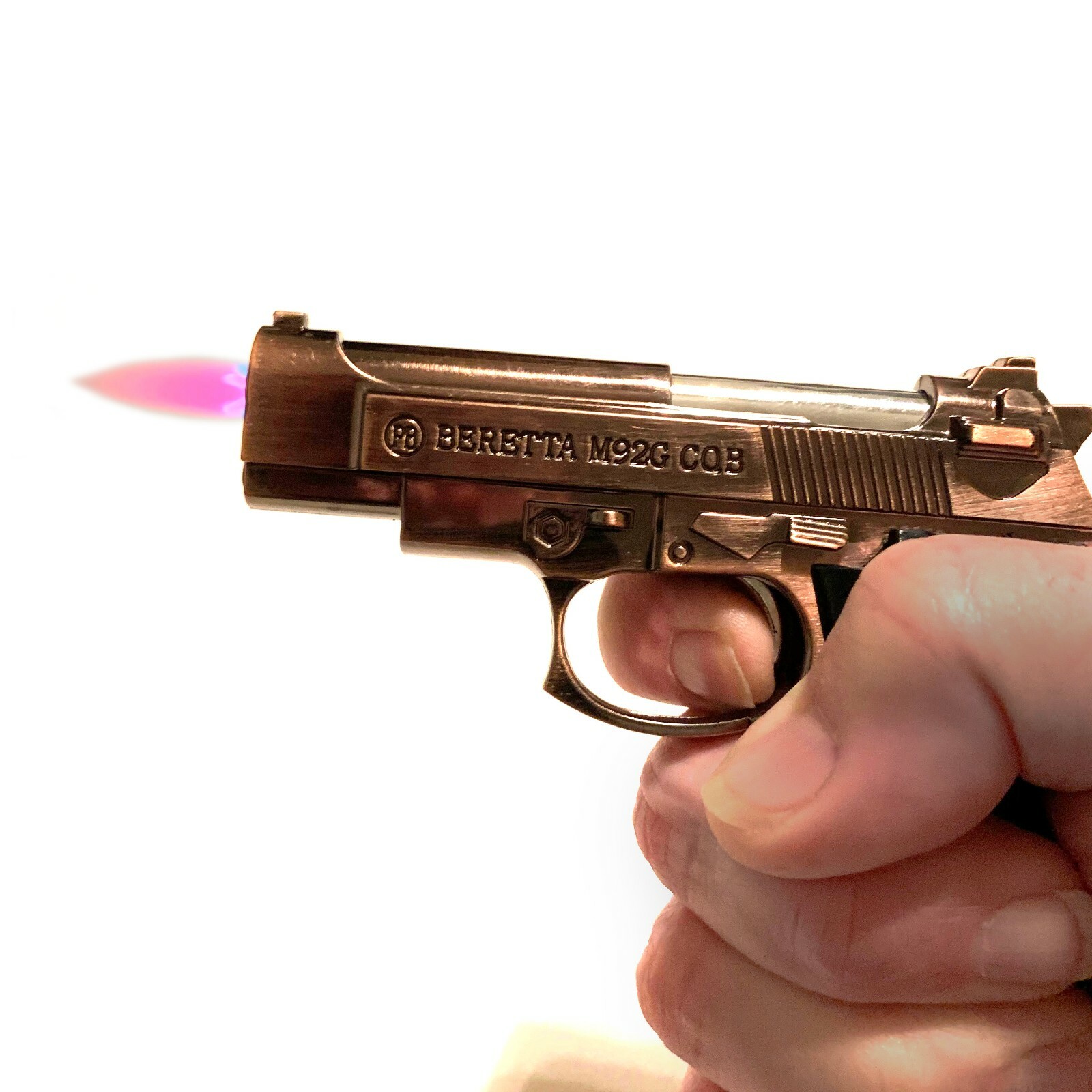 9MM Authentic Looking Beretta M92G Jet Torch Pistol Gun Lighter Trigger ...