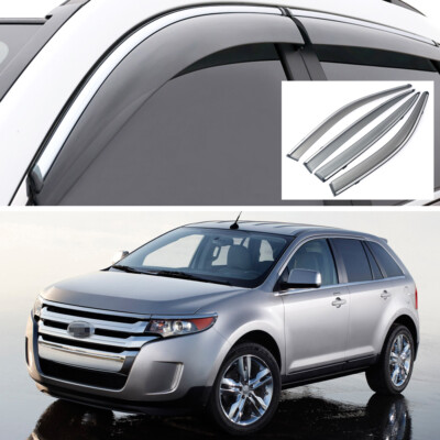 Car Window Vent Visor Deflector Shade Sun/Rain Guards for Ford Edge ...