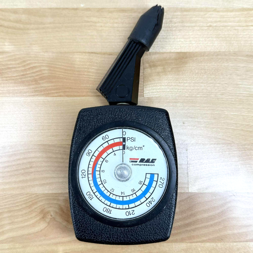 RAC Compression Tester PSI kg/cm Vintage Gauge | eBay