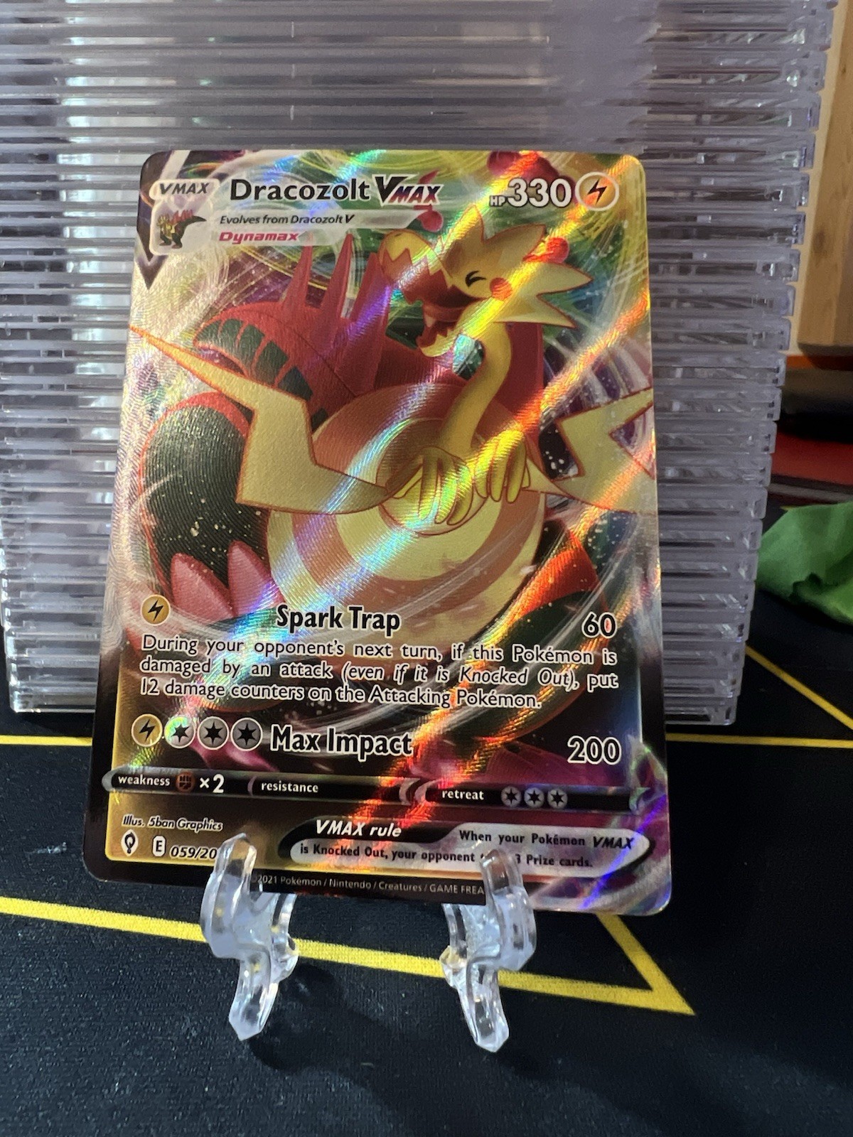 Dracozolt VMAX 059/203 Ultra Rare Holo NM Pokemon SWSH07: Evolving Skies | eBay