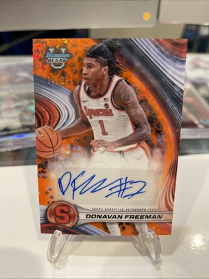 2024-25 Bowman Best University Donavan Freeman Color Match Orange /25 ...