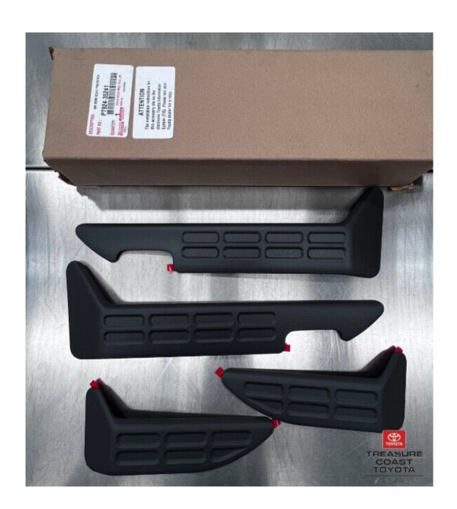 Genuine 2024 Toyota Tacoma Double Cab 4pc Door Scuff Protectors PT924 ...