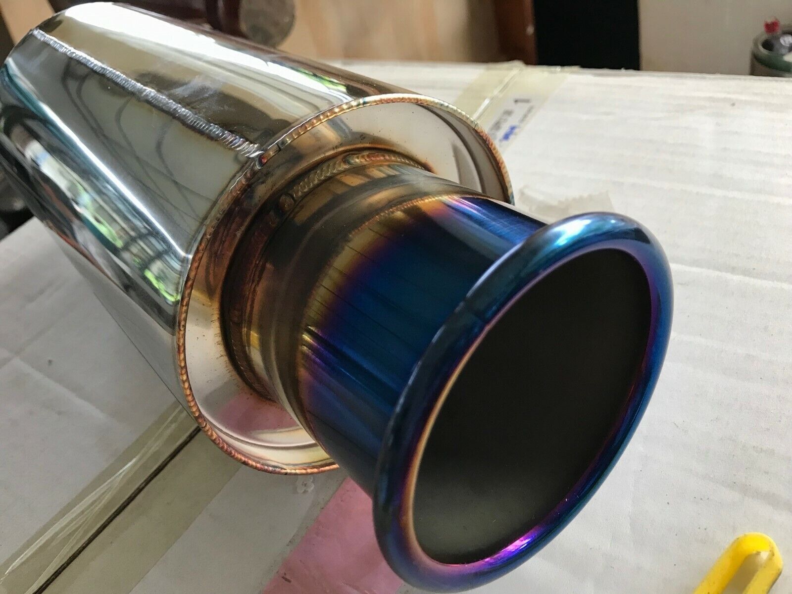 JDM Re R muffler exhaust Honda civic b16b vtec b16a crx eg6 dc2 ek9 ef9 ...