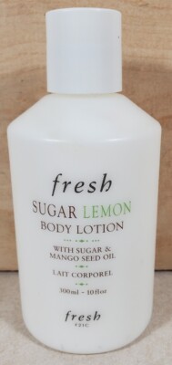 NEW Fresh Sugar Lemon Body Lotion 10oz With Sugar And Mango Seed Oil | eBay