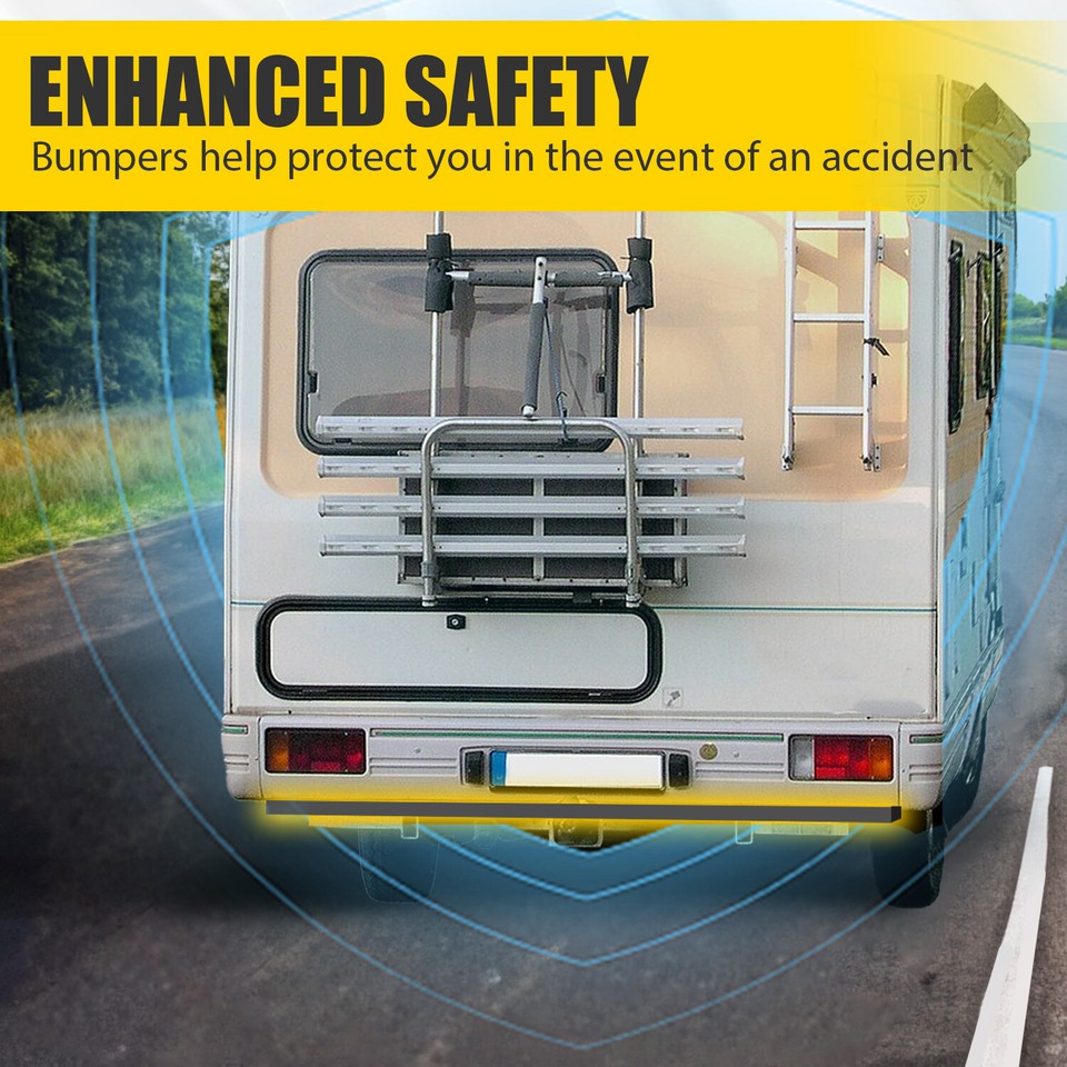 Steel RV Rear Bumper Reinforcement Bar Standard 4"x4" Bumper W/Bumper ...