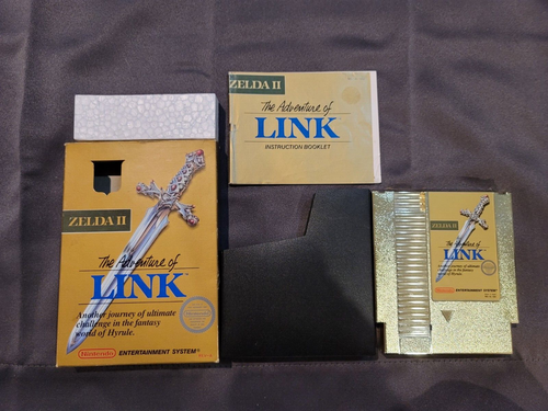 Zelda II: Adventure of Link Nintendo NES Complete In Box Great Shape ...