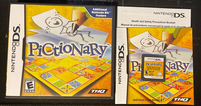 Pictionary (Nintendo DS, 2010) Complete With Manual And Inserts! Clean ...