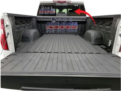 19-24 CHEVROLET SILVERADO 1500 Back Window Heated Slider Solar Power ...