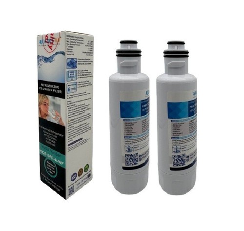 2x AQUA BLUE H20 Premium Hisense Fridge Filter K2100990 K2100988 ...
