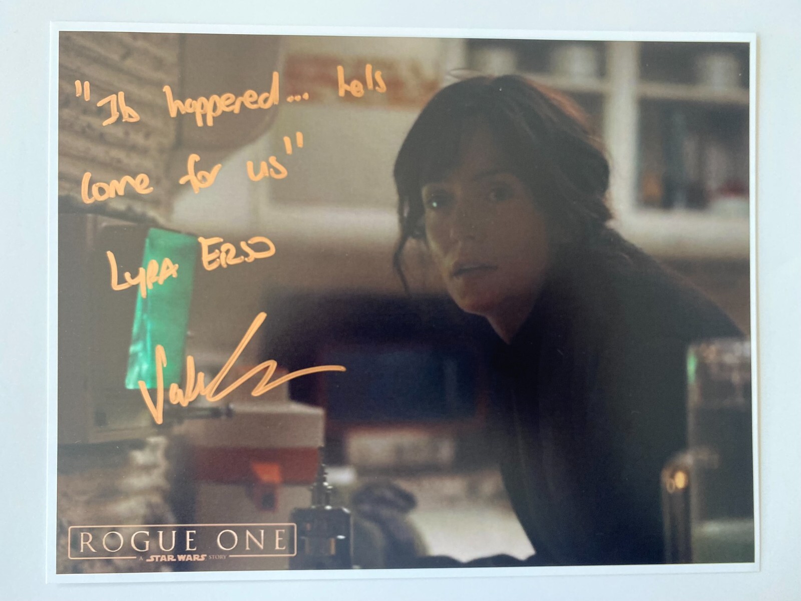 VALENE KANE In-Person signiertes Autogramm 20x25cm Star Wars Rogue One ...