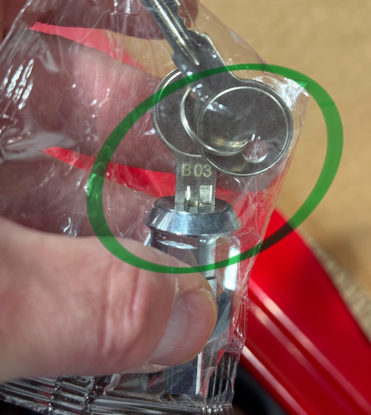 Kobalt Tool Box Toolbox Tool Chest Lock Cylinder Replacement Key Set ...