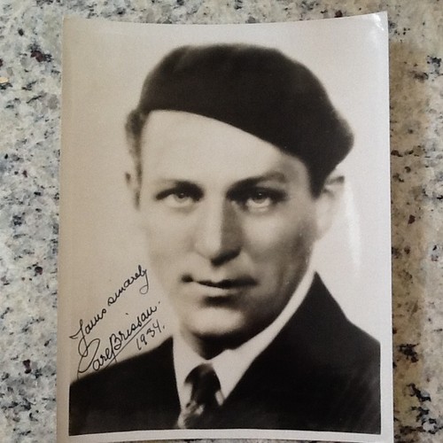 Carl Brisson SIGNED 8x10 Photo 1934 Silent Film Actor Hitchcock | eBay