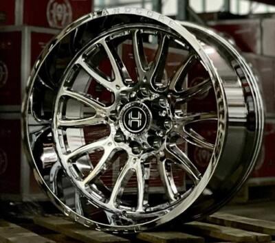 4 NEW 20x10 Hardcore HC101 Wheels -19 Chrome 6x5.5 6x139 Chevy 6x135 ...
