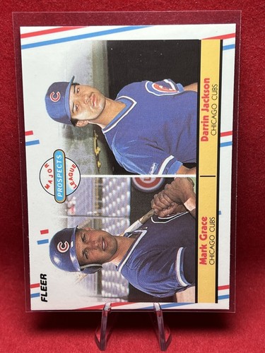 1988 Fleer Baseball **Mark Grace/Darrin Jackson** Rookie Prospects No ...