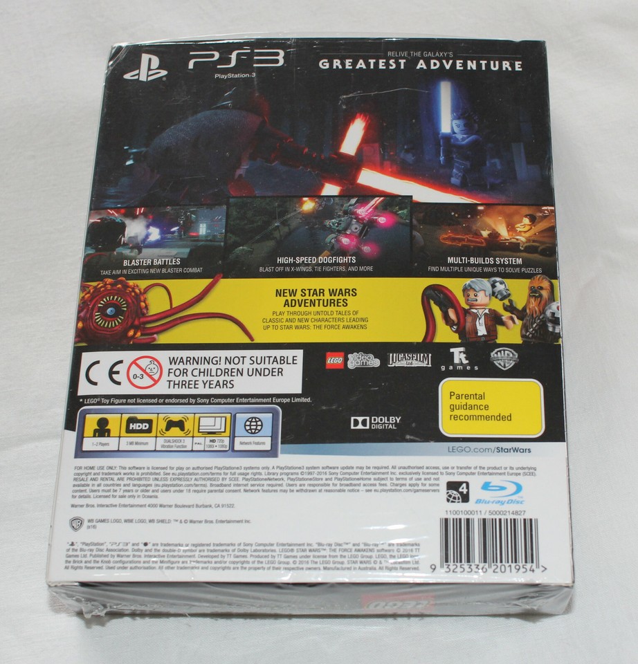 Lego Star Wars The Force Awakens Special Edition Playstation 3 PS3 Game ...