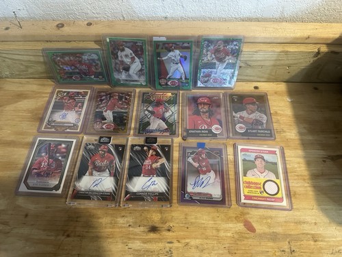 Cincinnati Reds Baseball Card Lot, Numbered And Auto | eBay