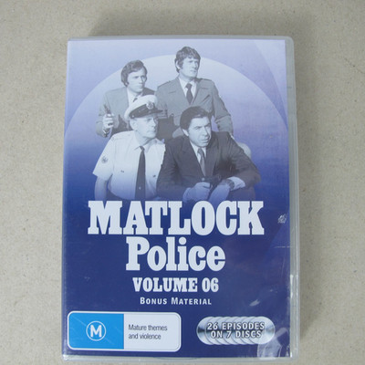 Matlock Police DVD TV Series Season 6 boxed set New & Sealed | eBay ...