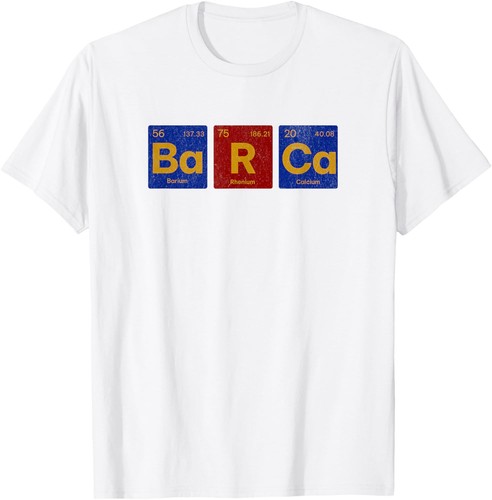 Barcelona Barca Periodic Perdion System Chemie T-Shirt Hoodie | eBay