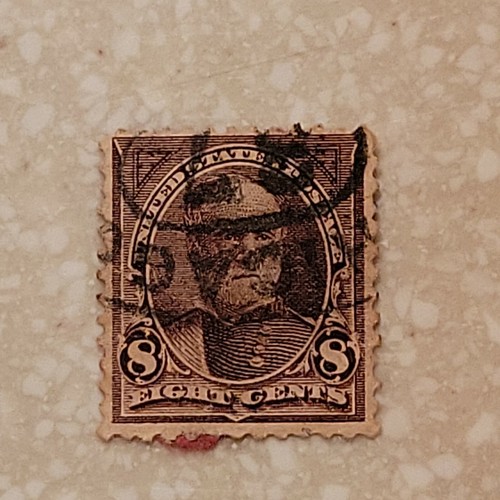 RARE OLD VINTAGE SHERMAN STAMP 8 CENTS EIGHT | eBay