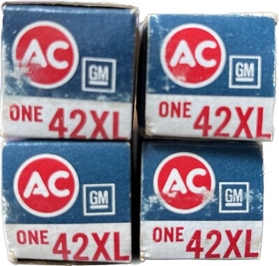 Vintage - 4x AC Delco 42xl Spark Plug Fire Ring BOX ONLY | eBay
