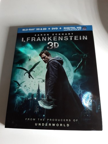 I FRANKENSTEIN.2013. 3D & 2D .Bluray + DVD.Brand New,Sealed.Reg A,1 ...