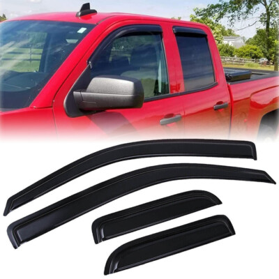 For 2004-2014 Ford F-150 Super Cab Window Visor Vent Shade Rain Guards ...