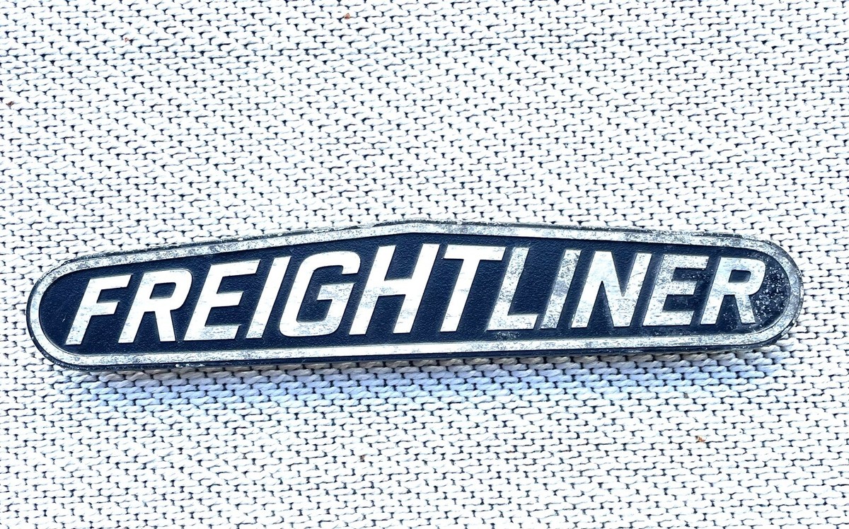White Freightliner Logo 1960's WHITE FREIGHTLINER TRUCK EMBLEM