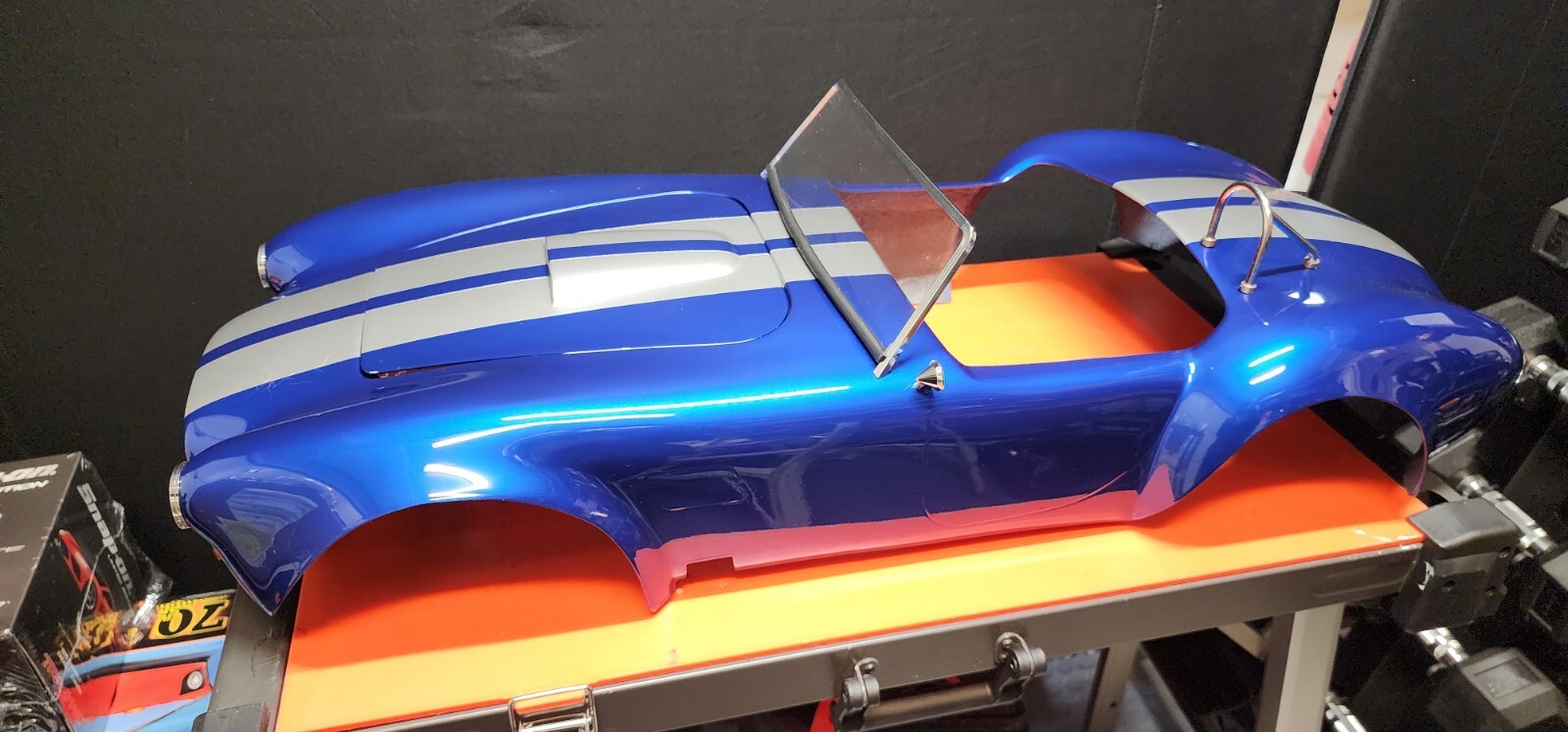 Conley 1/4 scale Rc Car Body Ford Cobra Shelby fiberglass PAINTED | eBay