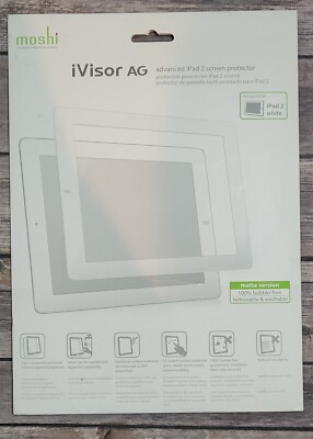 Moshi iVisor Clear Screen Protector for iPad 2 Bubble Free Matte ...