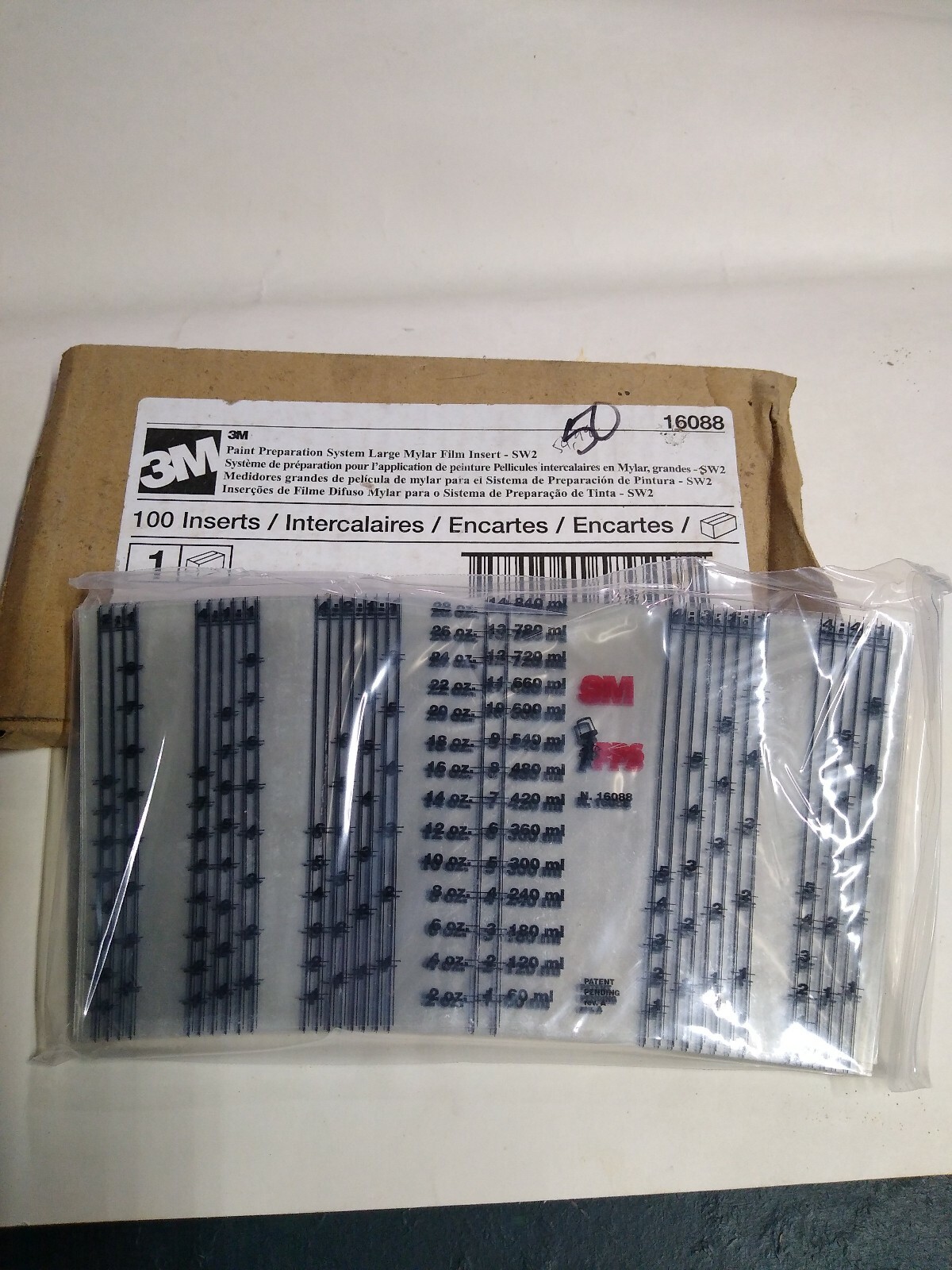 3M 16088 LARGE MYLAR FILM INSERT-SW2 100 INSERTS | eBay