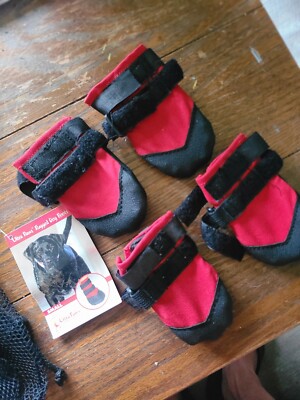 NEW Ultra Paws Rugged Dog Boots Set in Small, Rugged Flexible Super ...