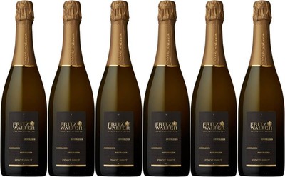 6x Pinot Weisser Sekt brut - Weingut Fritz Walter, Pfalz! Sekt ...