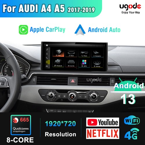 10.25" CarPlay Screen For AUDI AUDI A4 A5 B8 B9 Android 13 Auto ...