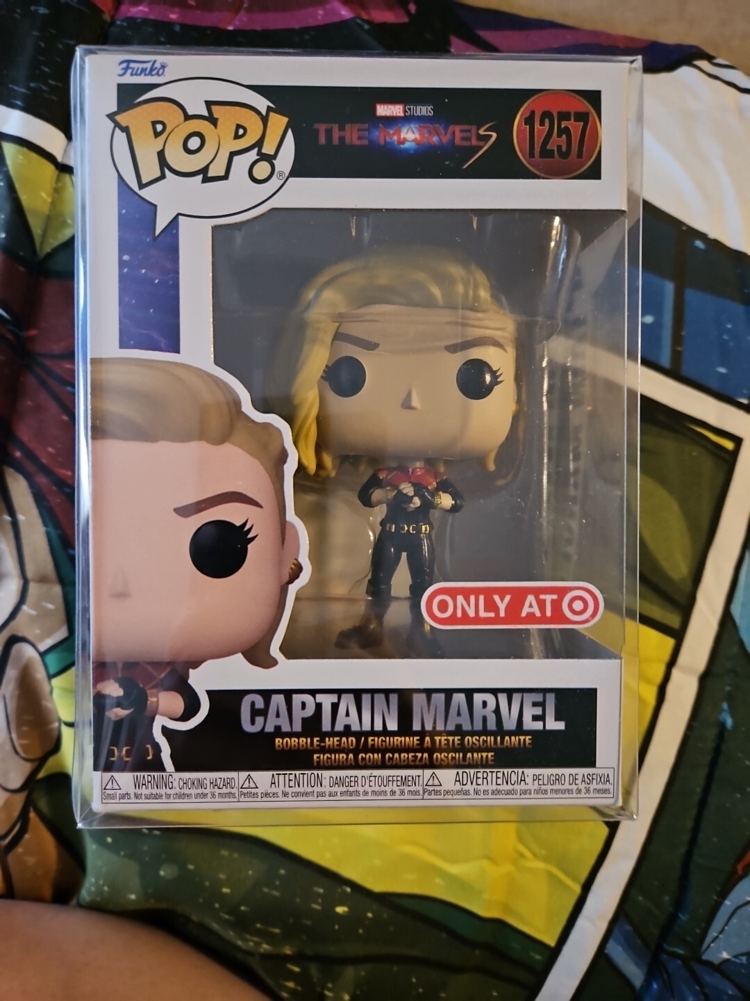 Funko Pop! Vinyl: Marvel Captain Marvel Target (Exclusive) #1257 THE ...