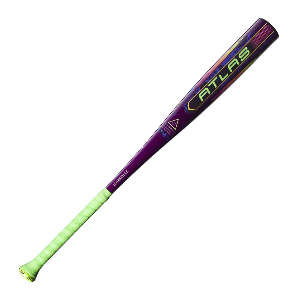Louisville Slugger 2025 Atlas Neon Energy LE (-3) BBCOR Baseball Bat ...