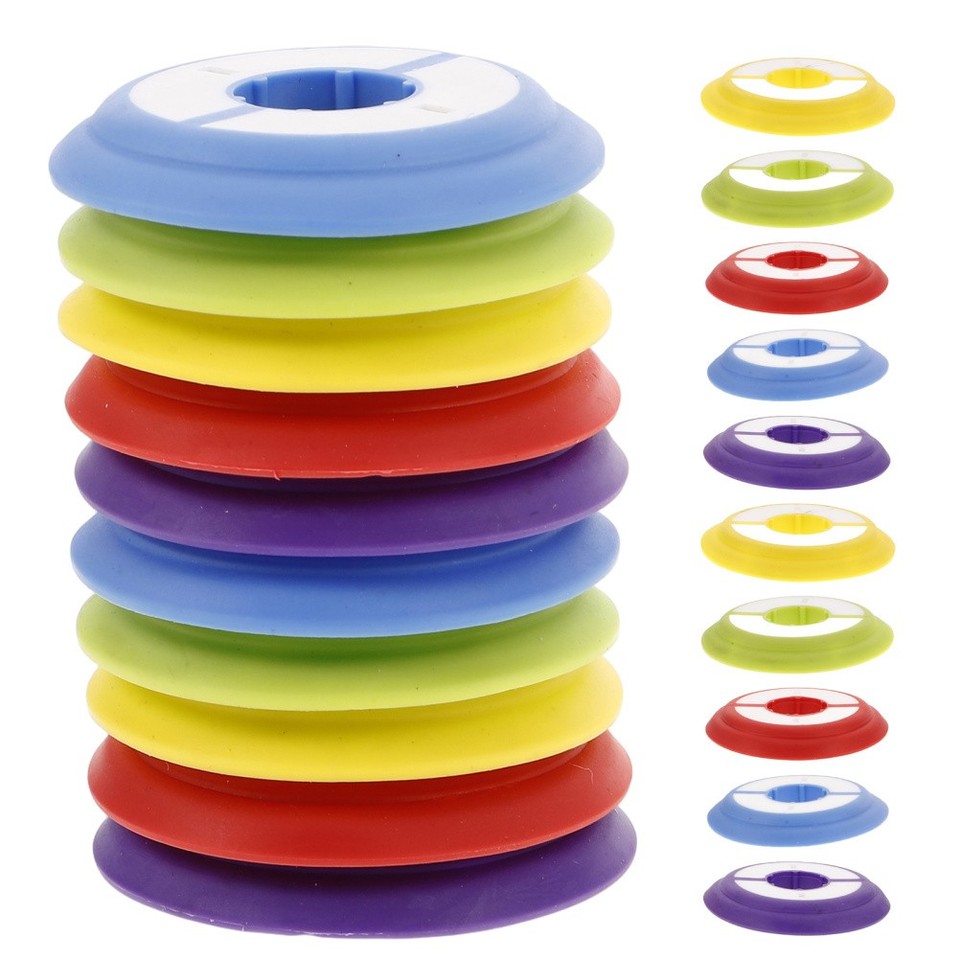 30PCS Fishing Line Keeper: 60mm Fishing Rubber Spools Silicone Line ...