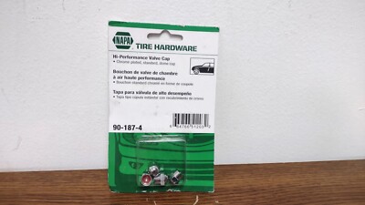 NAPA Tire Hardware 90-187-4 Hi Performance Valve Cap Stem Cover Chrome ...