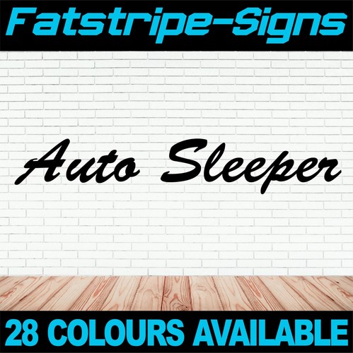 AUTO SLEEPER NAME TEXT STICKERS GRAPHICS DECALS CAMPER VAN MOTORHOME ...