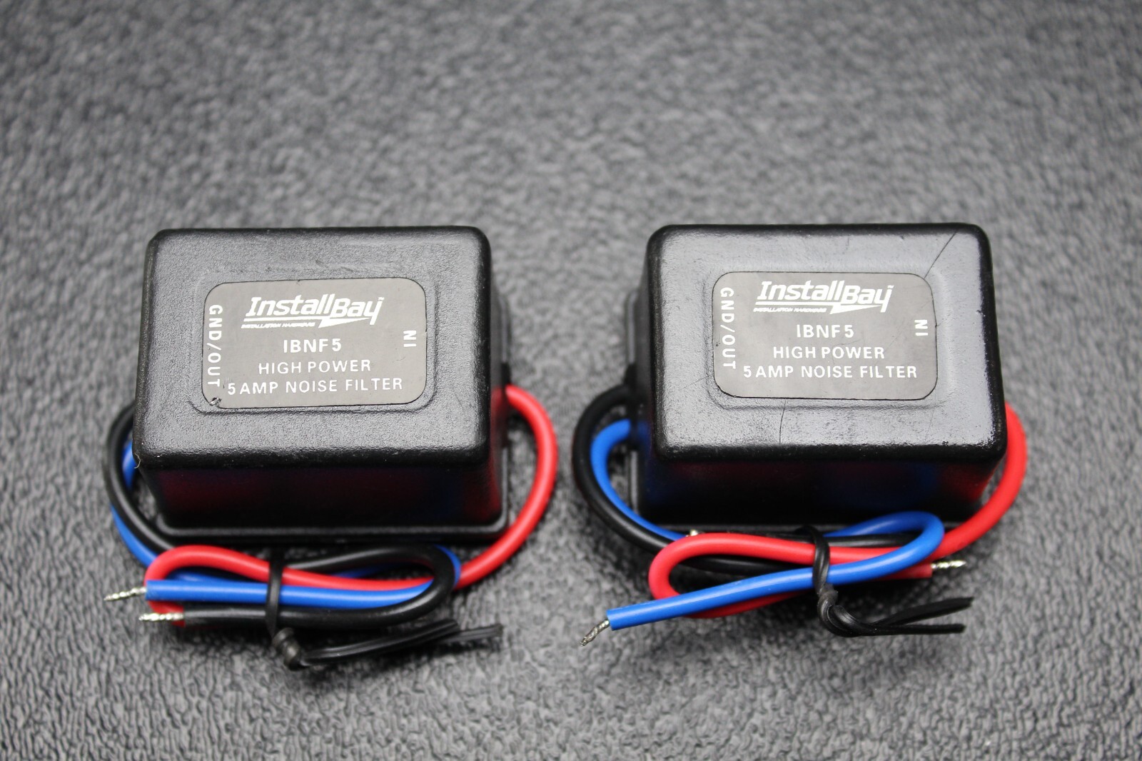 (2) NOISE FILTERS 5 AMPS 12V HUM FILTER NOISE ENGINE SUPPRESSOR CAR ...