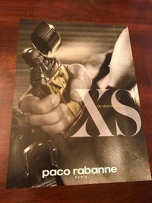 1994 VINTAGE 9X12 PRINT Ad FOR PACO RABANNE PARIS EXCESS PERFUME ...