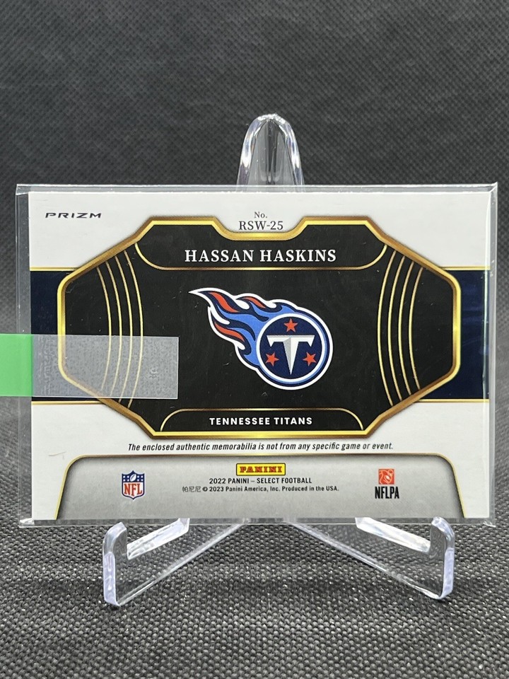 2022 Panini Select Hassan Haskins Red Rookie Swatches Patch RC #RSW-25 ...
