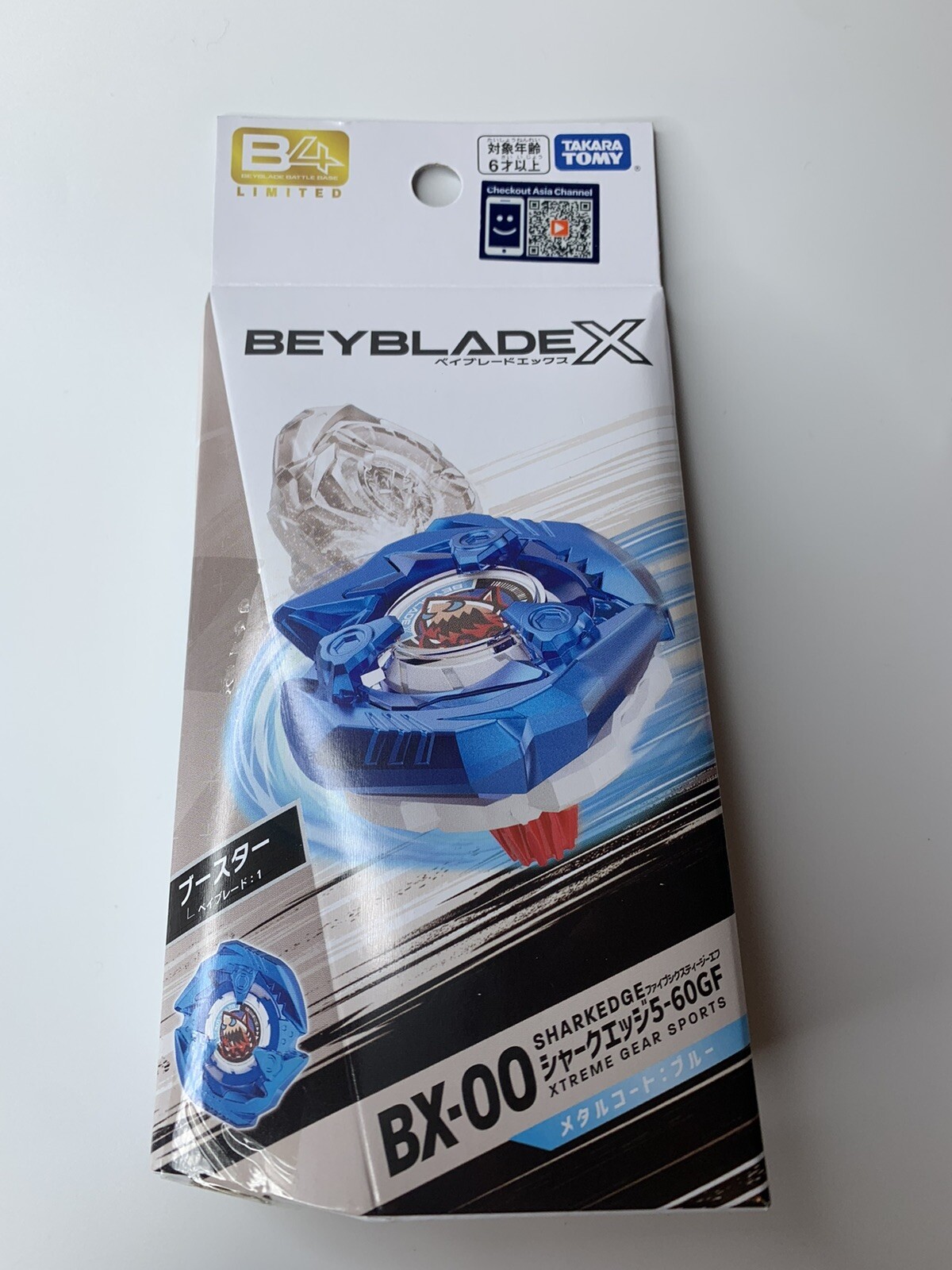 Takara Tomy Beyblade X | BX-00 Blue Shark Edge 5-60GF - B4 Limited - HK ...