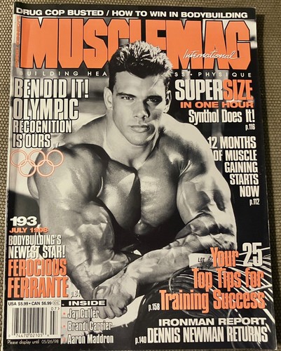 Musclemag International Bodybuilding Magazine July 1998 Frank Sepe | eBay